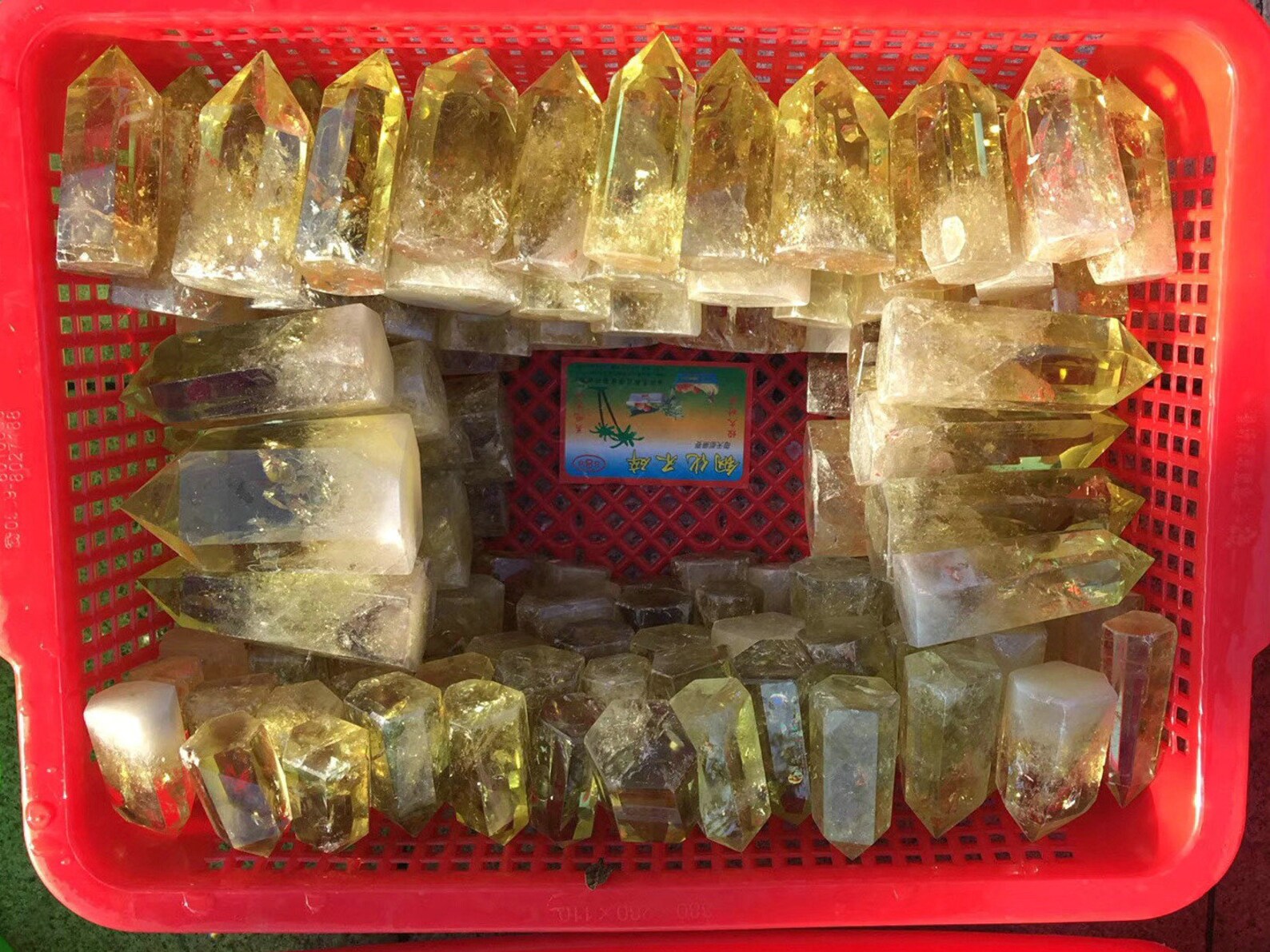 Yellow Citrine Tower Point Citrine Crystal Quartz Point Wand Obelisk ...