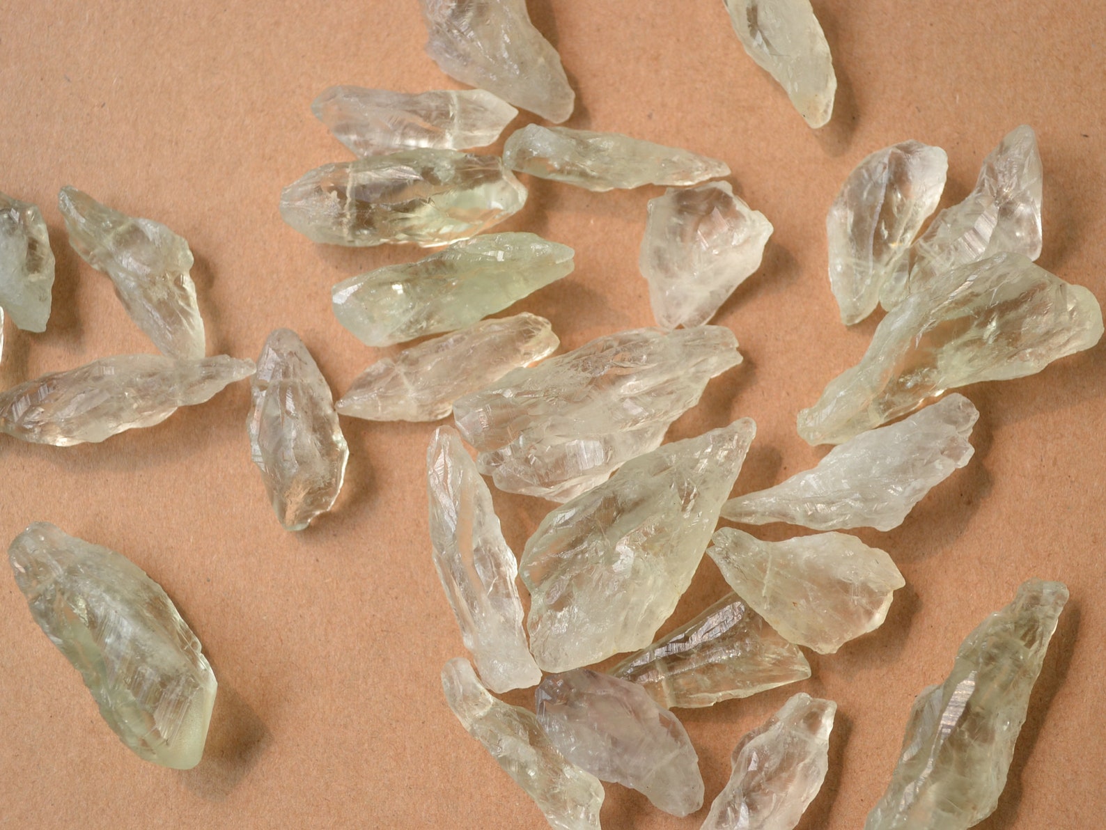 5 Pcs Natural Raw Green Crystal Quartz Rough Nugget Beads - Etsy