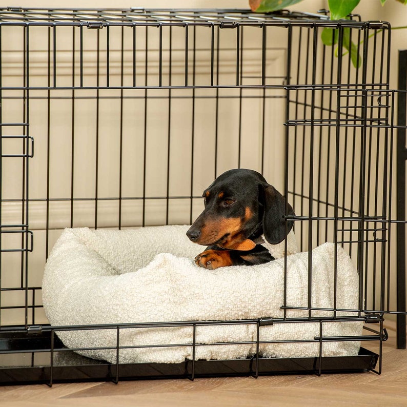 Personalised Cosy & Calm Puppy Box Bed | Luxury Dog Beds | Ideal for ...