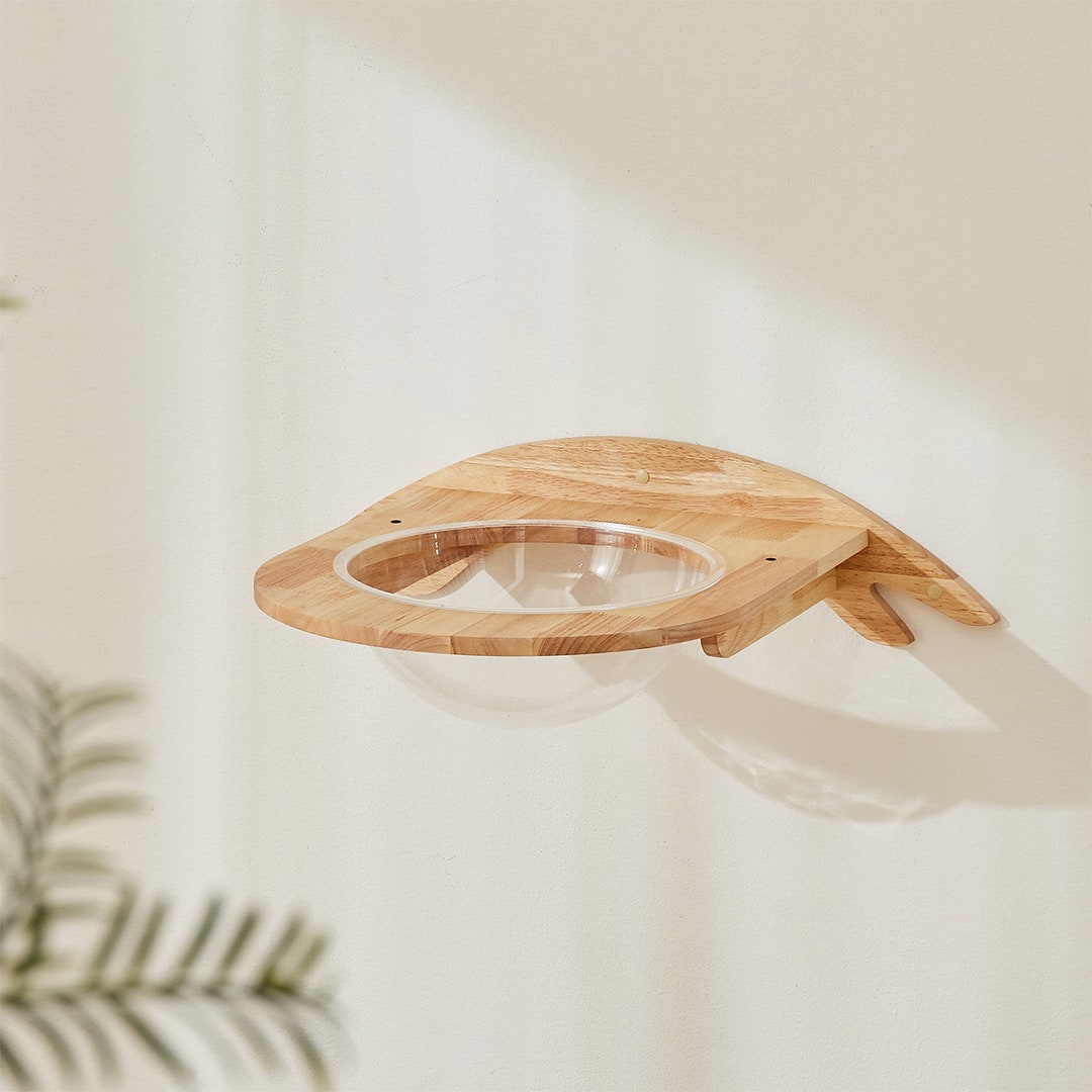 Malmo Viewing Pod Wall Climber | Wall Mounted Cat Pod | Wooden Cat Pod ...
