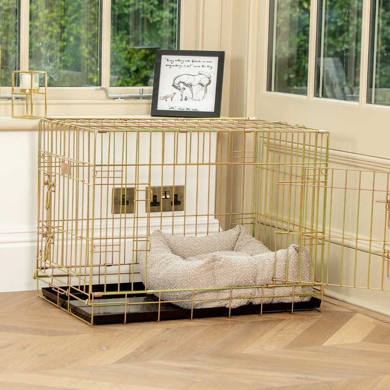 Personalised Cosy & Calm Puppy Box Bed | Luxury Dog Beds | Ideal for ...