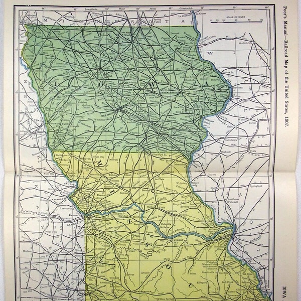 Missouri Railroad Maps - Etsy