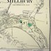 Millbury, Massachusetts. 1870 Map by FW Beers. Hand Colored. Antique ...