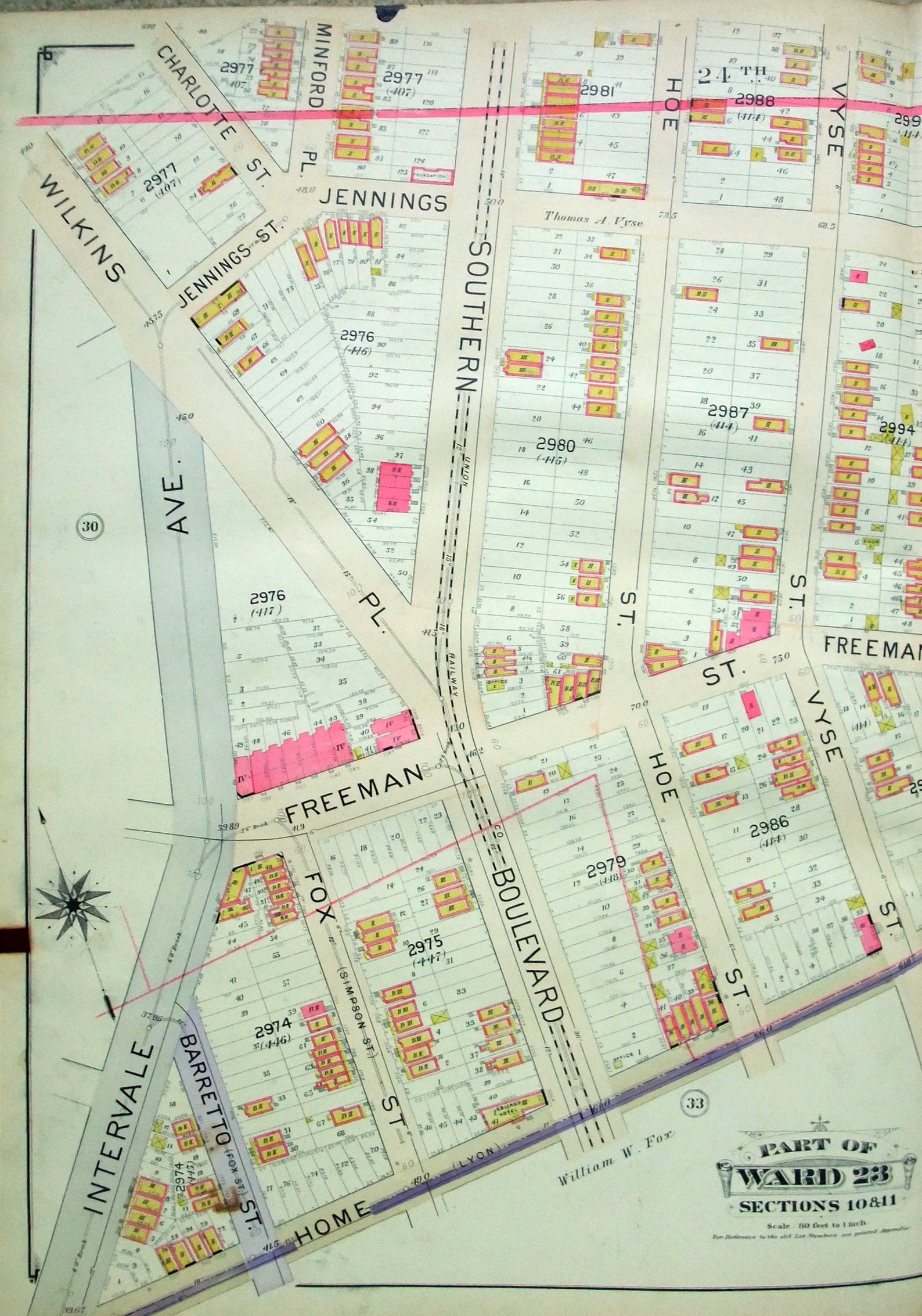 Huge Antique Map of Bronx NY Home St to Jennings From - Etsy