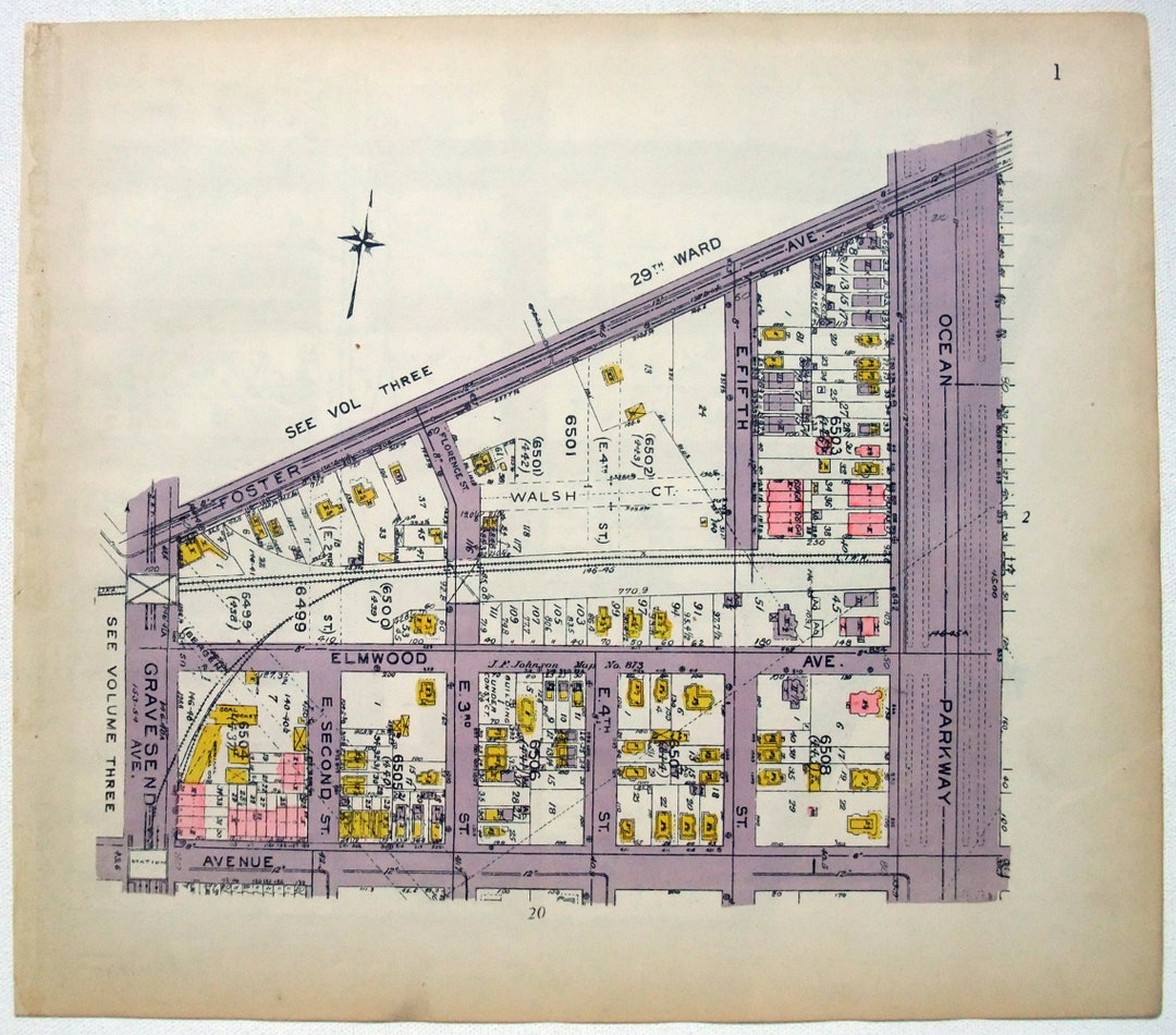 Parts of Kensington & Midwood, Brooklyn - Gravesend Ave to E12th St ...