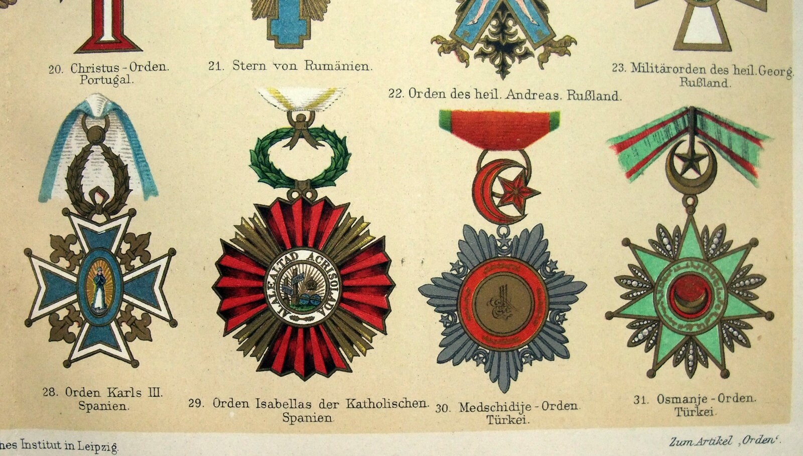 Orders & Decorations Set of 3 Original Chromo-lithographs by | Etsy
