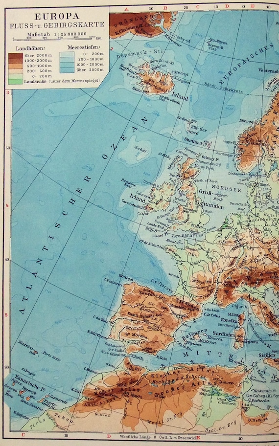 German Language Map Of Europe