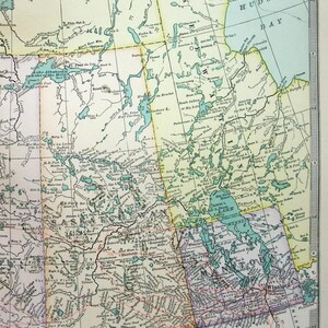 Western Canada - Original 1902 Map by the Century Company. Antique - Etsy