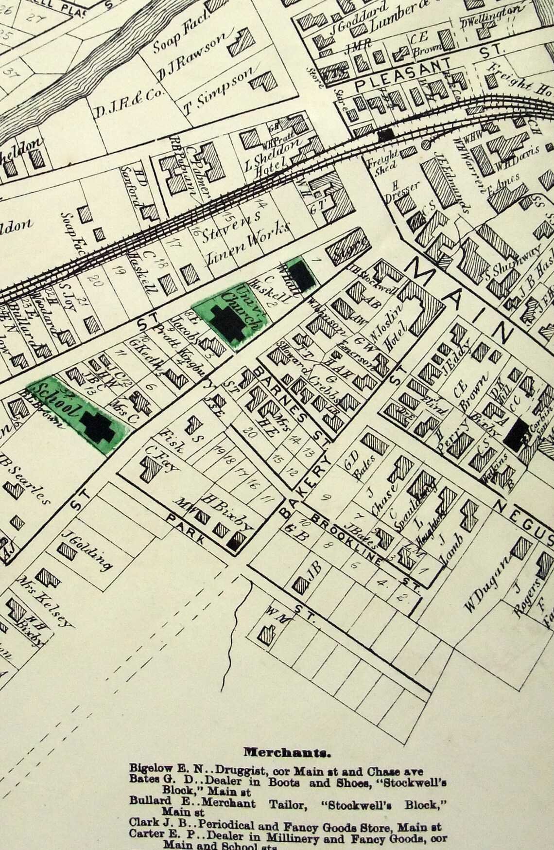 Webster Massachusetts. Large 1870 Street Map by FW Beers. | Etsy