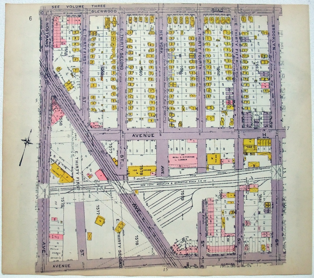 Parts of S Midwood & E Flatbush, Brooklyn - Mansfield to Brooklyn Ave ...