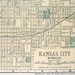 1903 Kansas City Map: Antique Lithograph Street & Railroad Map - Etsy