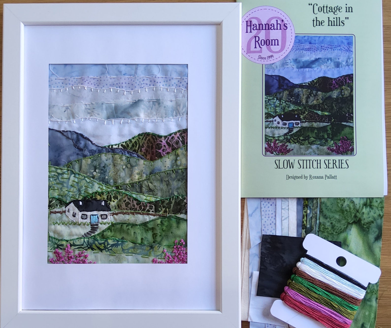 Cottage in the Hills - Slow Stitch Kit - Etsy UK