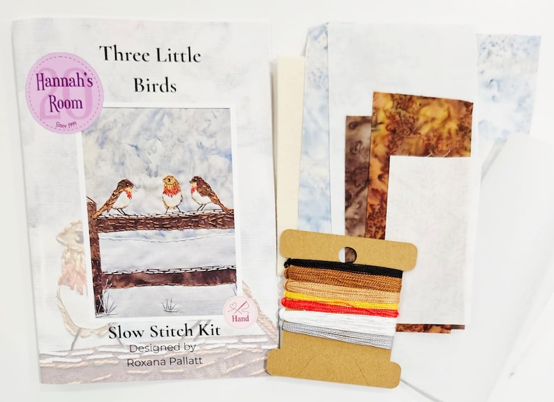 Slow Stitch Club | Monthly Embroidery & Textile Art Kit | Fabric ...