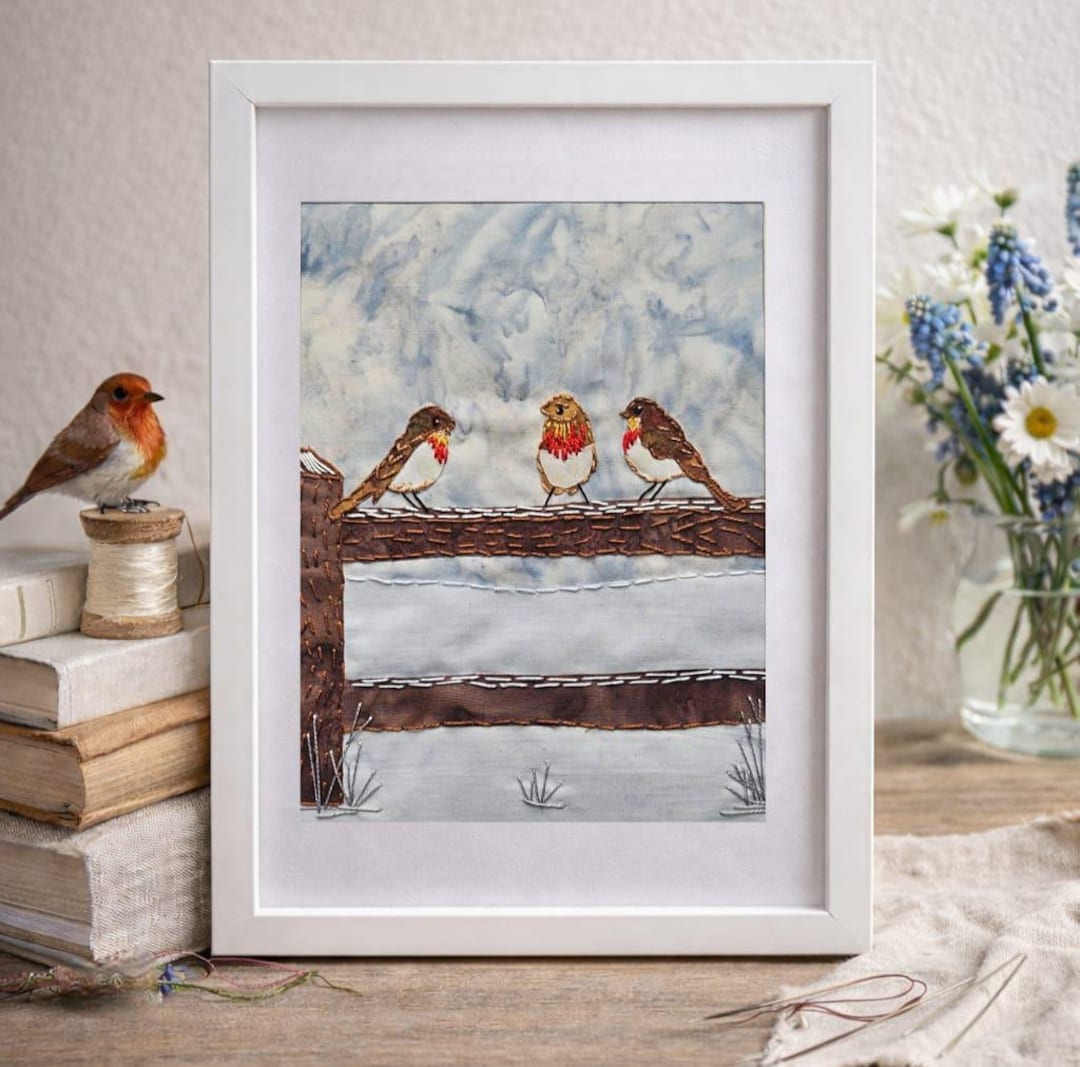 Slow Stitch Club | Monthly Embroidery & Textile Art Kit | Fabric ...