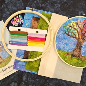 Tree of Life - Slow Stitch Kit - Etsy