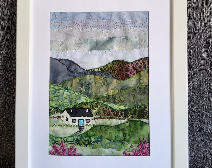 Cottage in the Hills - Slow Stitch Kit - Etsy