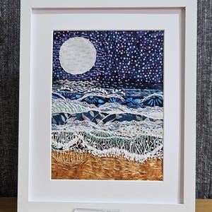 Moonlit Shore - Slow Stitch Kit - Etsy
