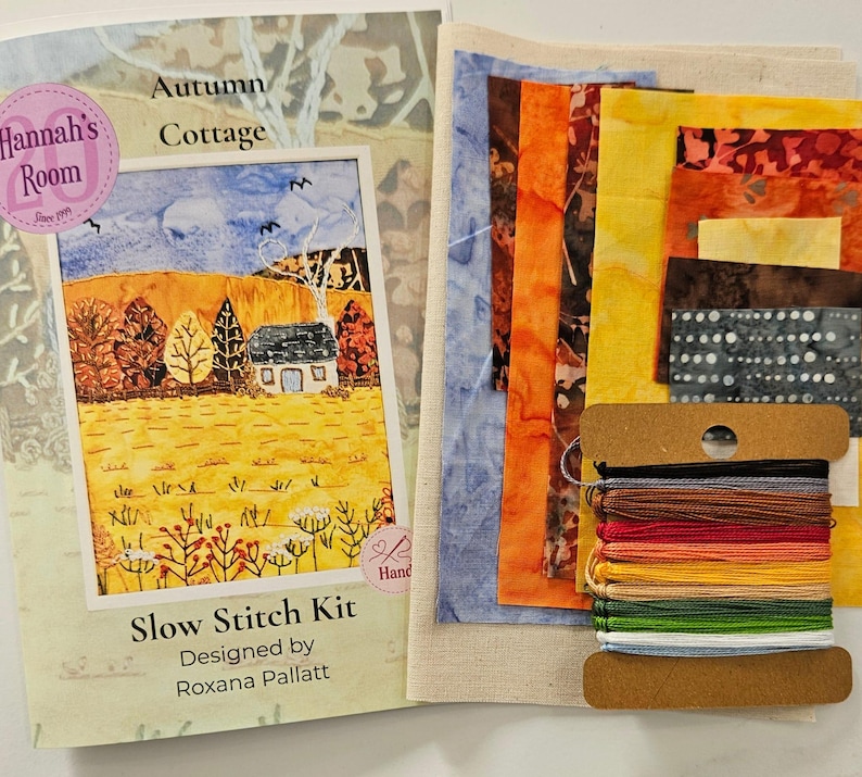 Autumn Cottage – Limited Edition Slow Stitch Kit - Etsy UK