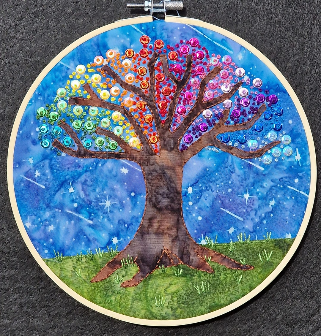 Tree of Life - Slow Stitch Kit - Etsy