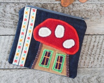 Mushroom purse | Etsy