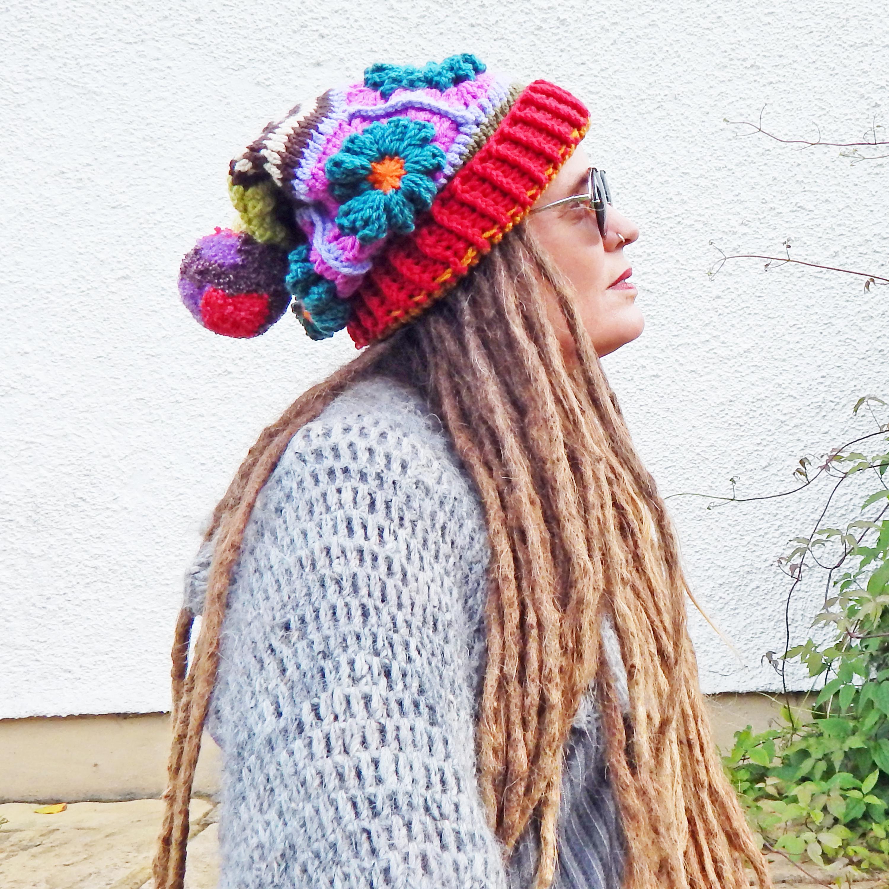 Enfys Bobble Hat Crochet Pattern & Tutorial - the Topian Den - Etsy