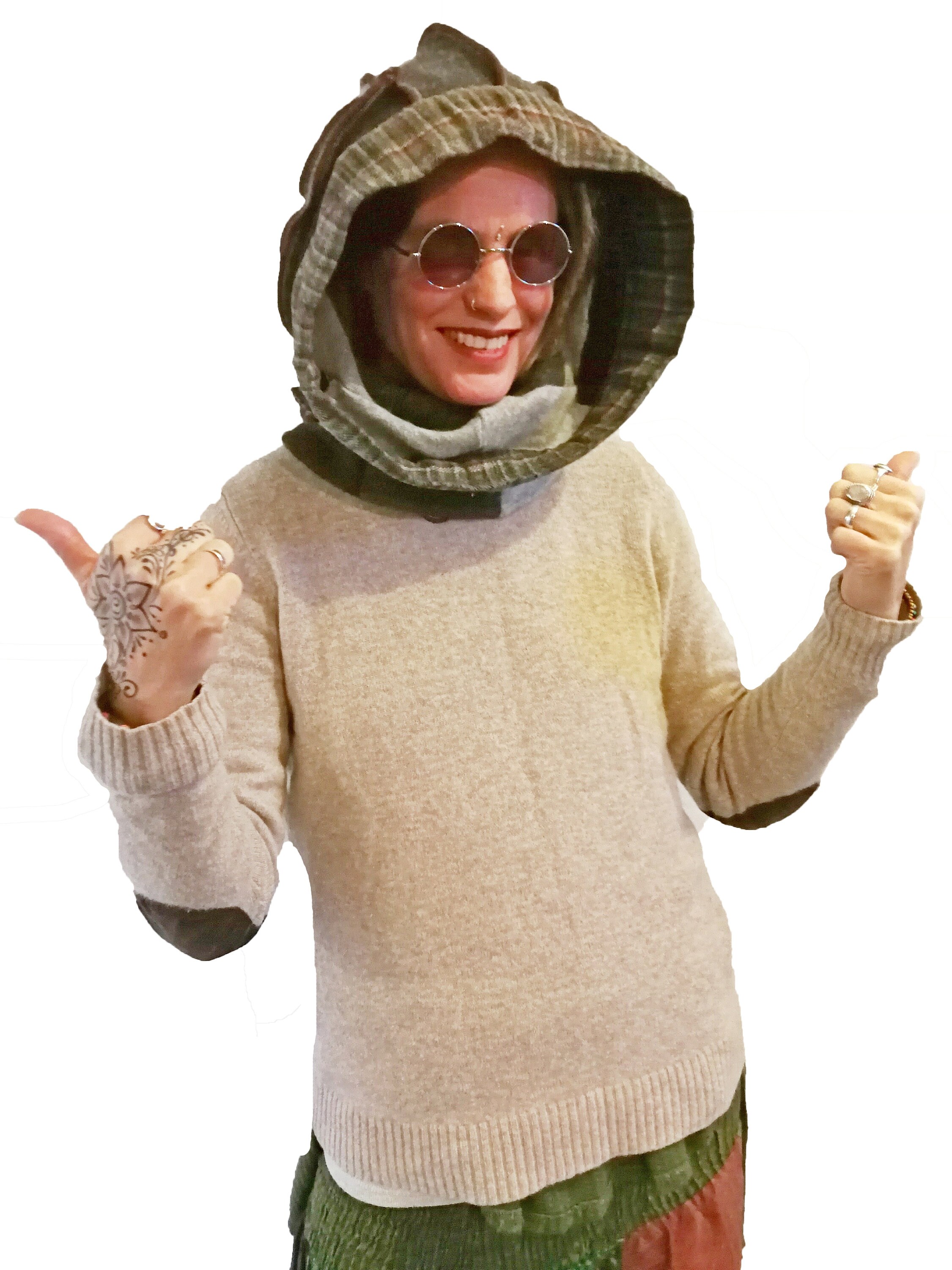 Snood Hood Tutorial PDF Instant Download Upcycled Recycled | Etsy