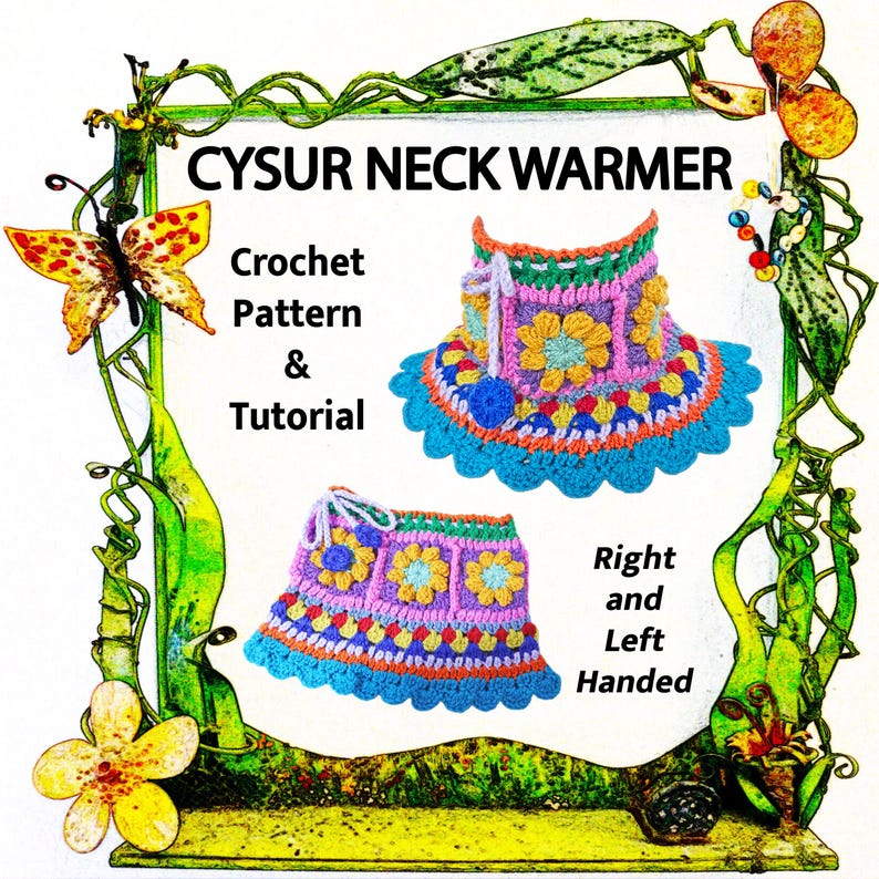 Cysur Neck Warmer Crochet Pattern & Tutorial - the Topian Den - Etsy