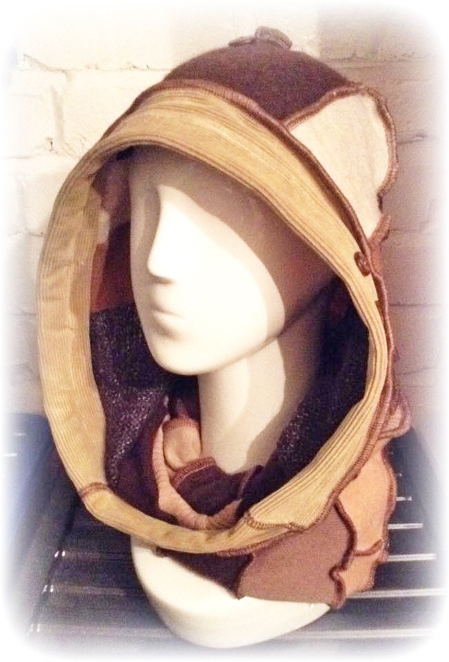 Snood Hood Tutorial PDF Instant Download Upcycled Recycled | Etsy