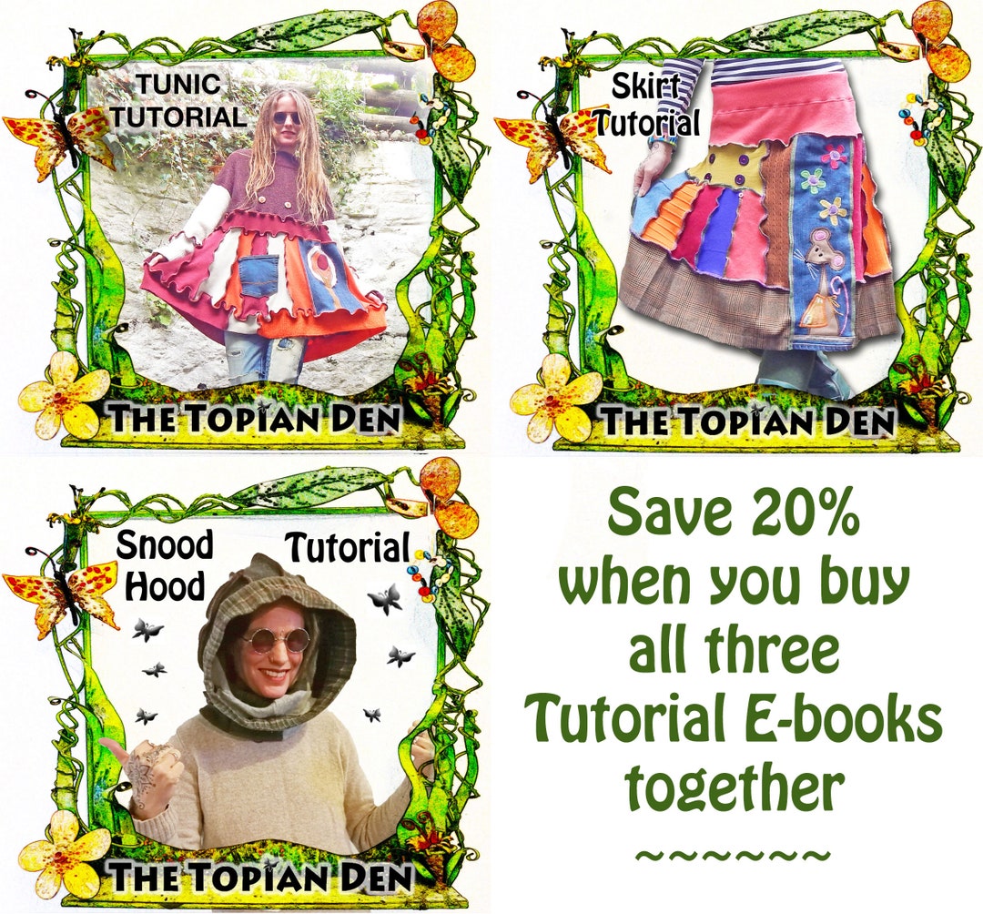 Upcycled Knitwear Tutorial PDF Instant Download Sweater - Etsy UK