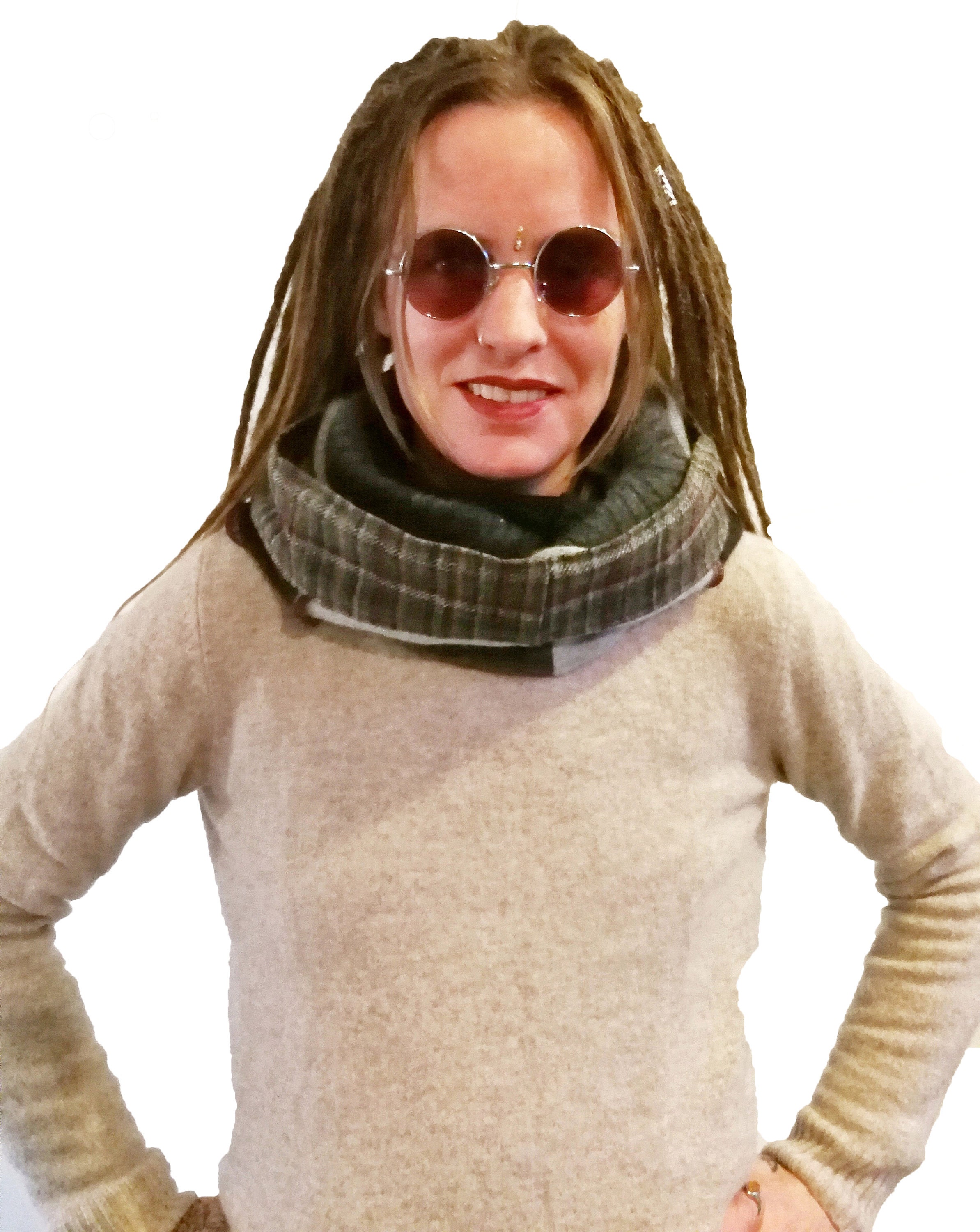 Snood Hood Tutorial PDF Instant Download Upcycled Recycled | Etsy