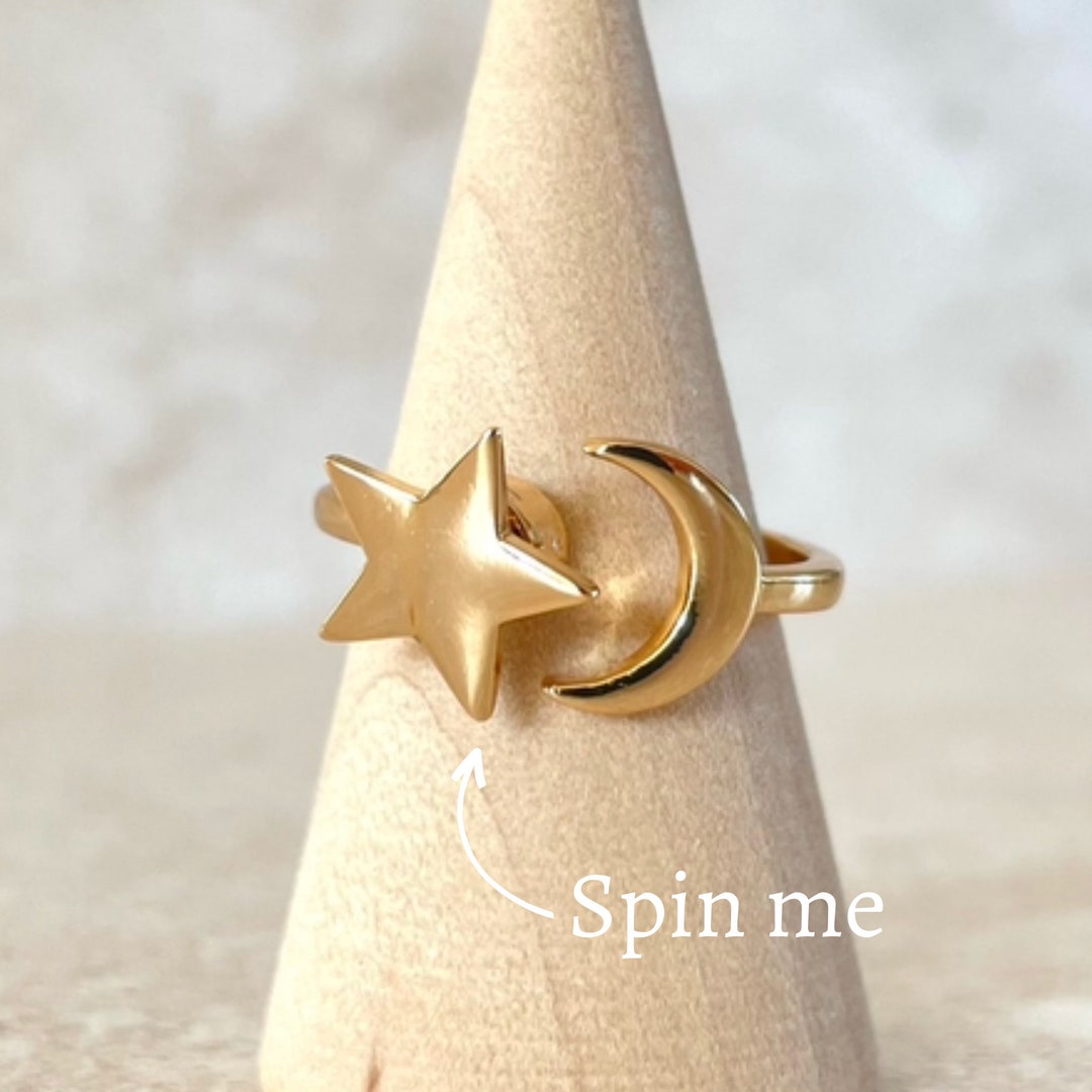 Party Favour Gift Spinner Ring Anxiety Bag Filler Birthday Bridal ...