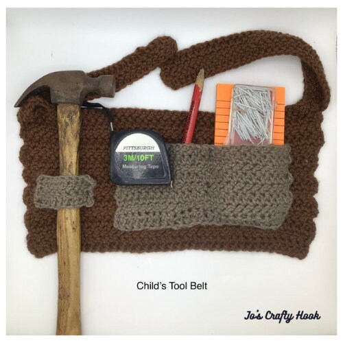 Kids Tool Belt Crochet Pattern-crochet Pattern for Kids Tool Belt ...