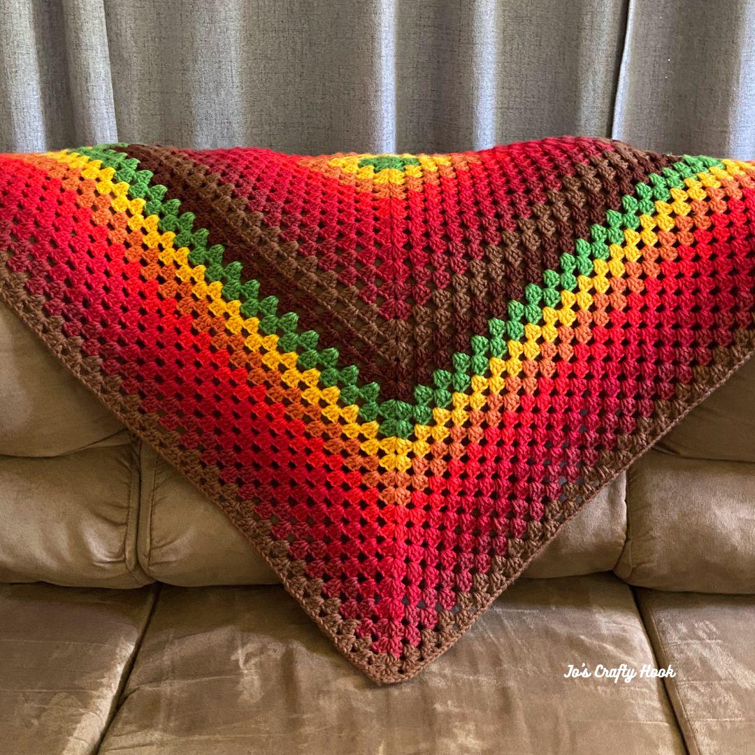 Covered in Scraps Throw Crochet Pattern-digital Download Only-crochet ...