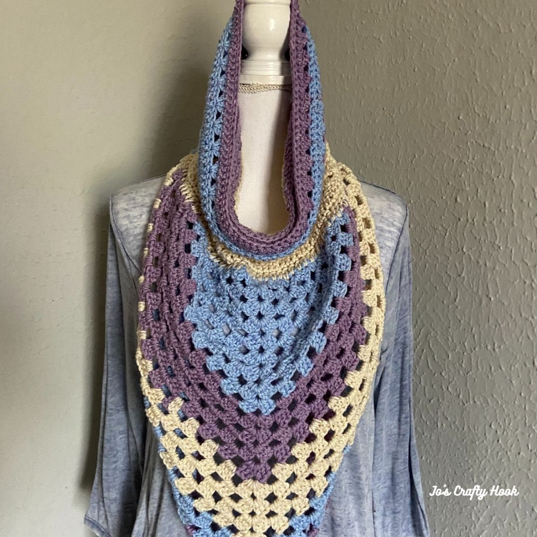 Great Granny Cowl Crochet Pattern - Crochet Pattern for Great Granny Cowl - Cowl Crochet Pattern ...