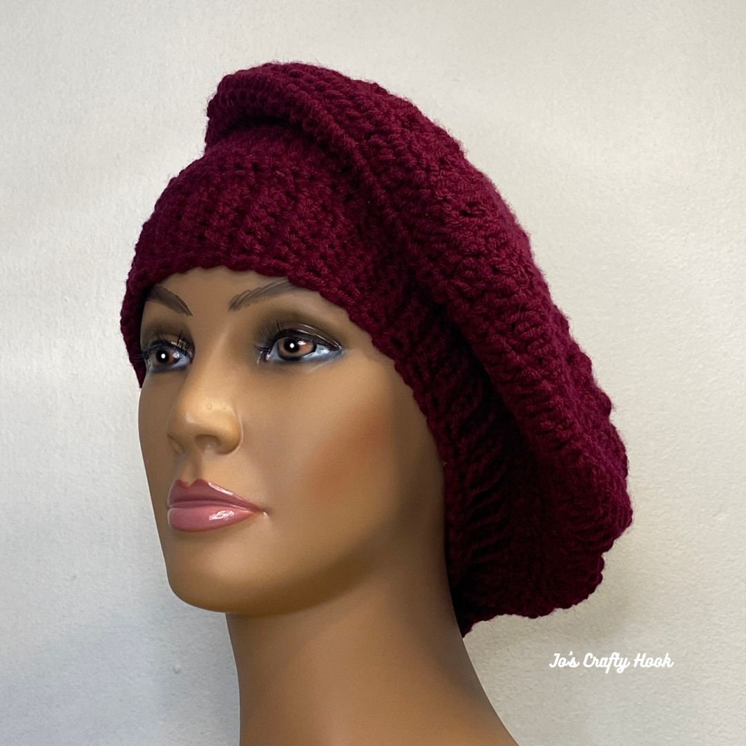 Sherbet Beret Crochet Pattern-crochet Pattern Only Sherbet Beret-beret ...