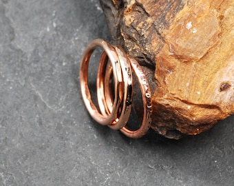 Organic Bronze Ring, Organic Bronze Stackable Ring, Bronze Stacking ...