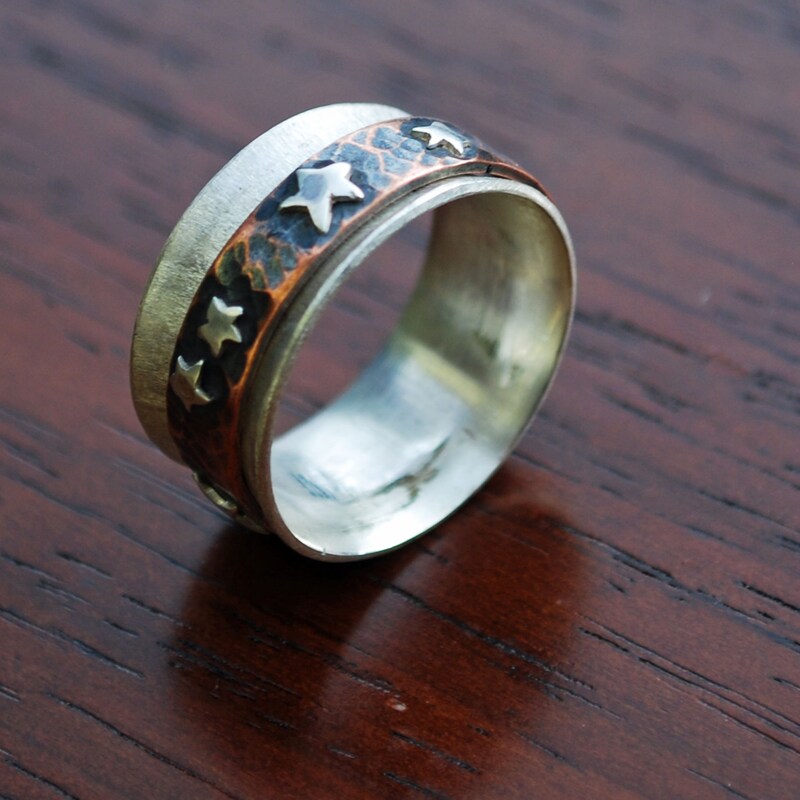 Silver Copper Ring - Etsy