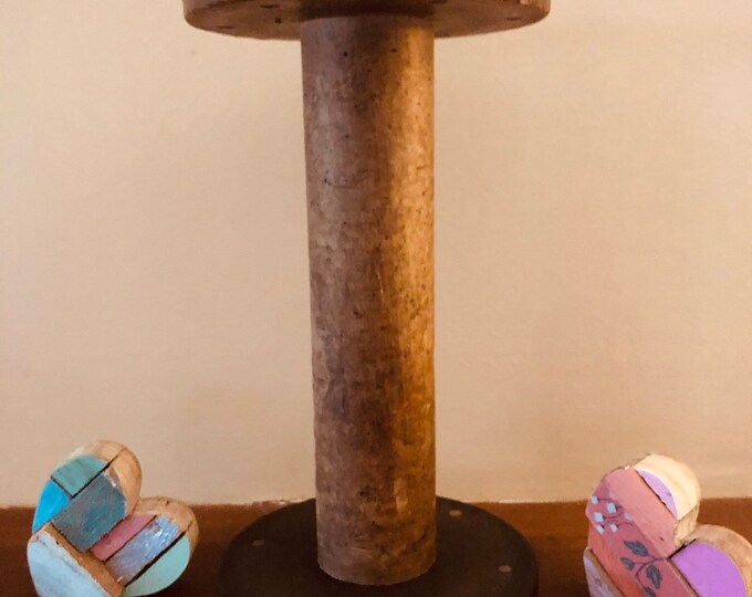 Awesome Large 1930's Industrial Spool, Old Wood Industrial Spool ...