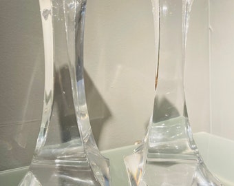 Crystal Candlesticks - Etsy