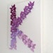 Purple Lavender Ombre Butterfly Letter Wall Decor Baby Girls Boys ...