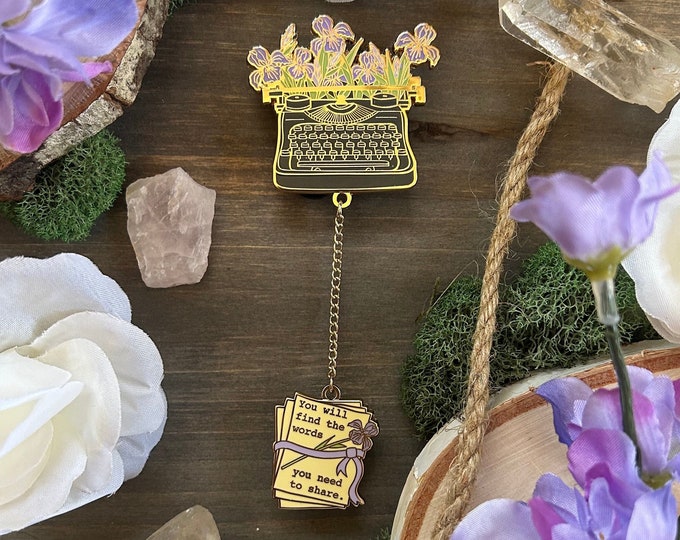 Divine Rivals Inspired Hard Enamel Chained Pin Set Rebecca Ross, Iris ...