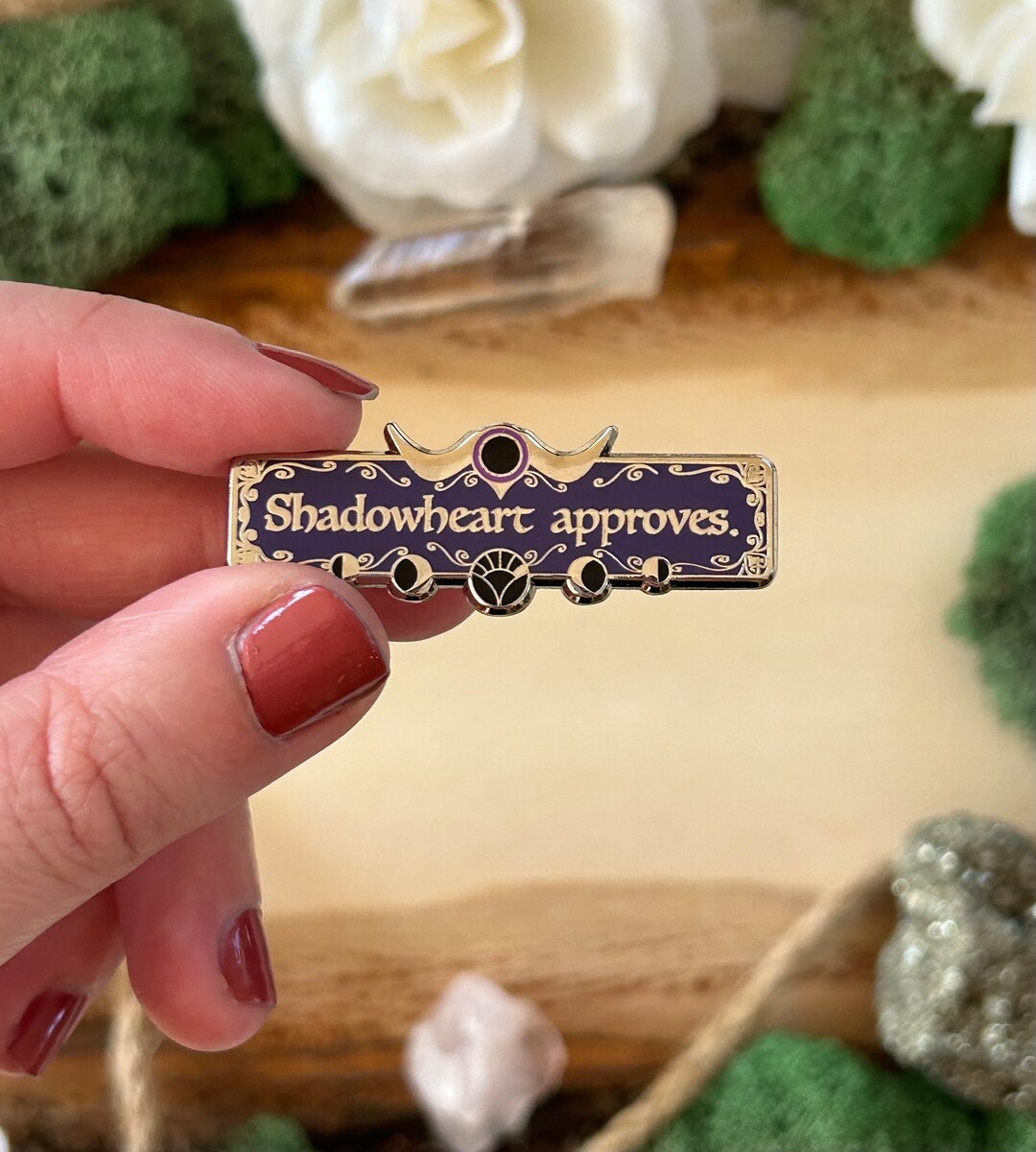 B-grade Shadowheart Approves Hard Enamel Pin BG3, Baldurs Gate 3 - Etsy
