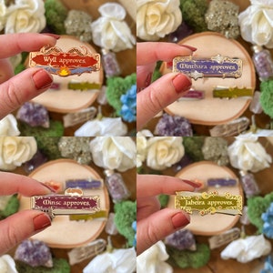 BG3 Companion Approval Badge Enamel Pins | Astarion, Karlach, Gale ...