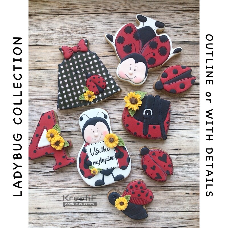 Ladybug Cookies - Etsy