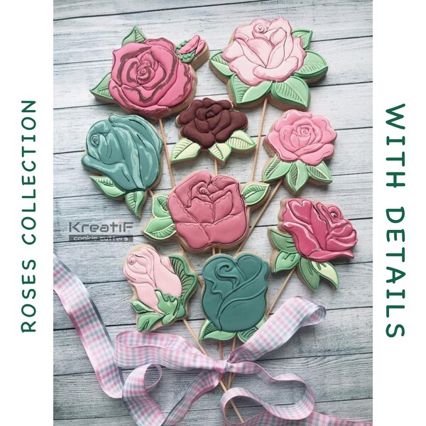 Rose Cookie Cutter - Etsy