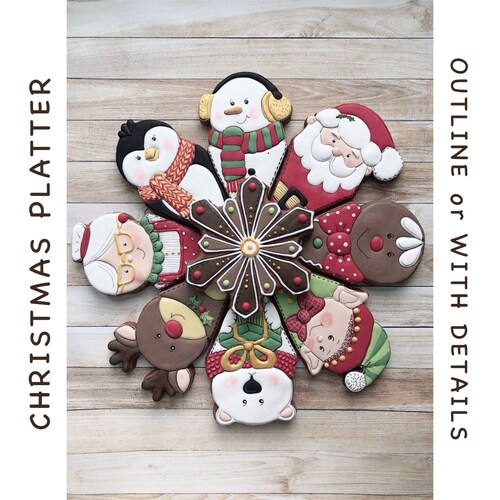 Christmas Family Collection Cookie Cutter 455 - Etsy