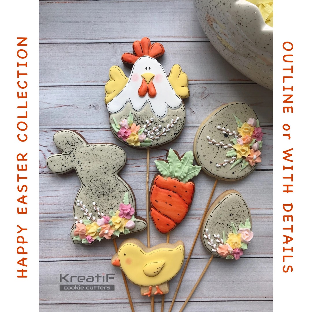 Happy Easter Collection, Cookie Cutter #579 - Etsy