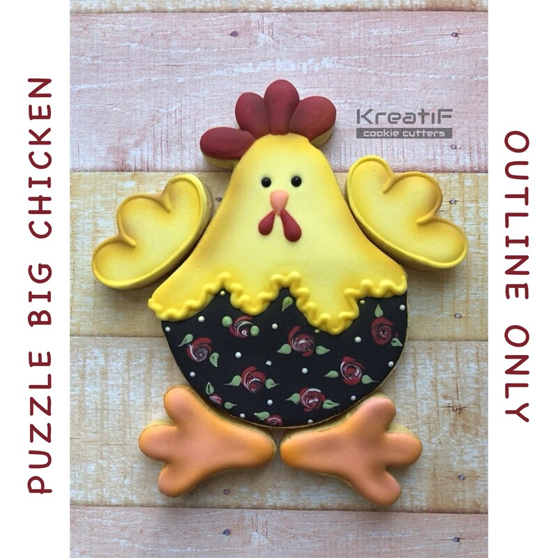 Chicken Cookie Cutter - Etsy