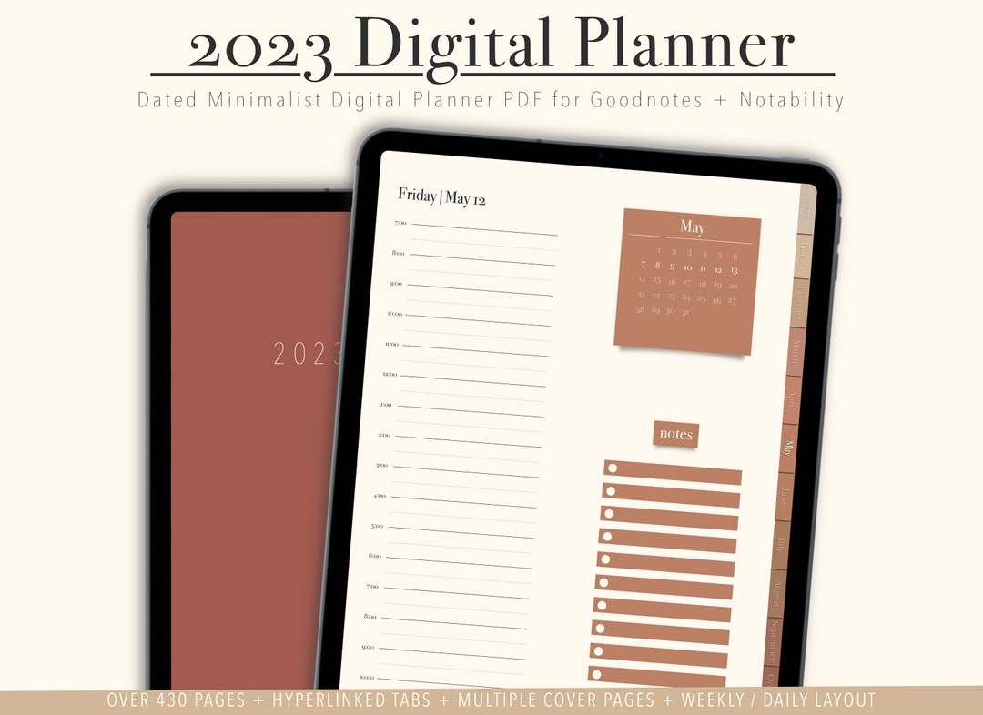 2023 Dated Digital Planner - Daily, Weekly, Monthly Planner - Goodnotes ...