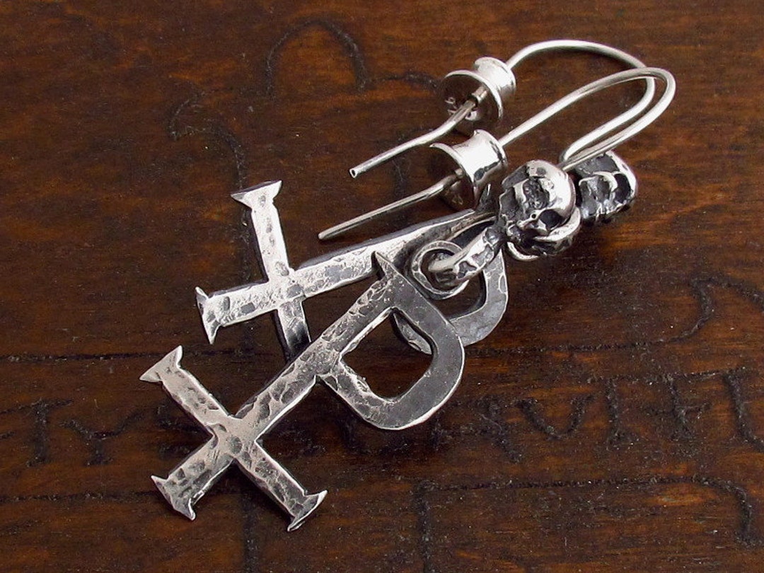 Mysacrum STAUROGRAM EARRINGS - Etsy